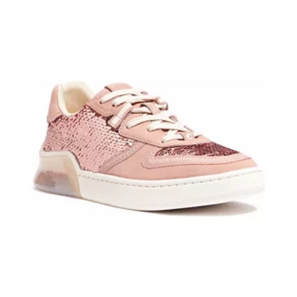 Coach | Shoes | Coach Citysole Rose Gold Sequin Sneaker Nwob | Poshmark